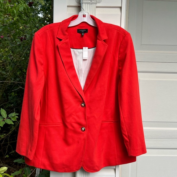 Talbots | Jackets & Coats | Nwt Talbots Gorgeous Orange Beautifully ...